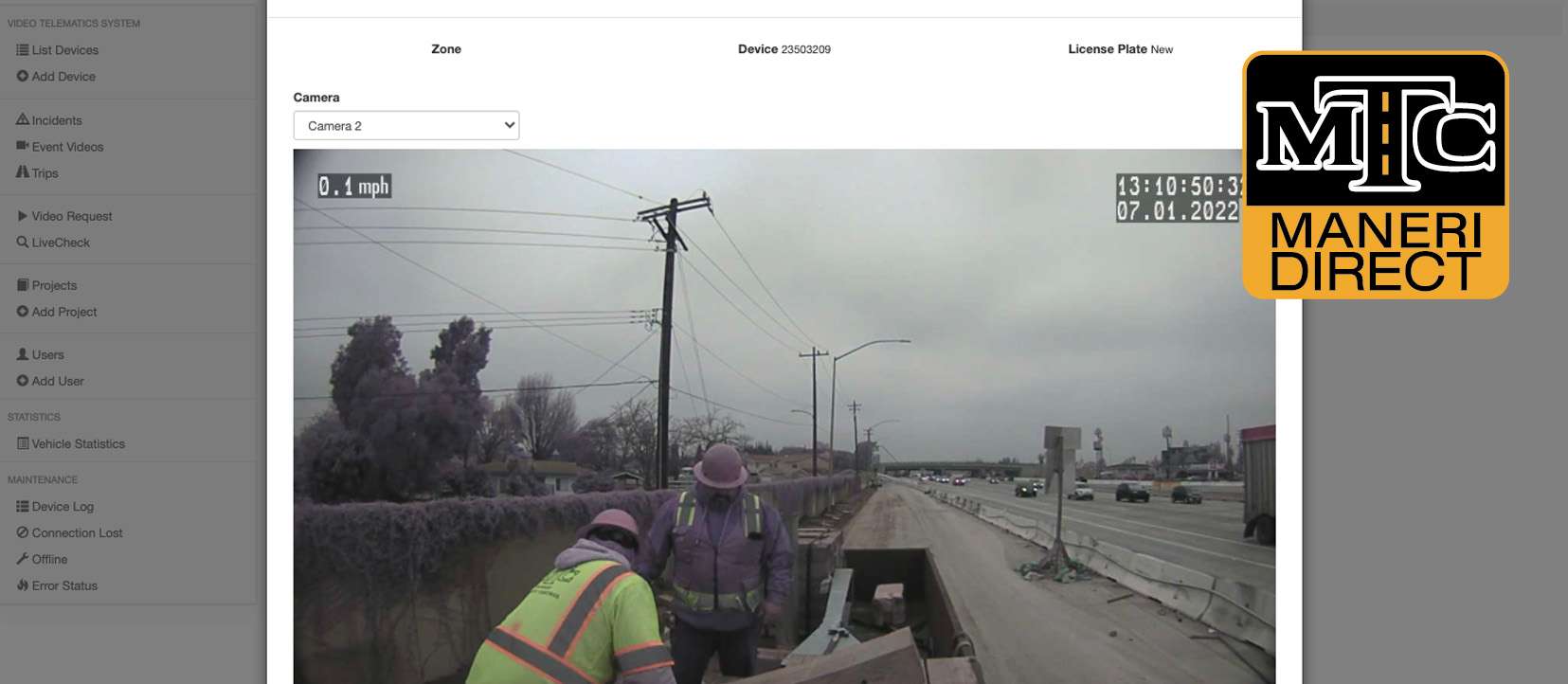 How Maneri Traffic Control Manages Day-to-Day Safety With Fleet Video