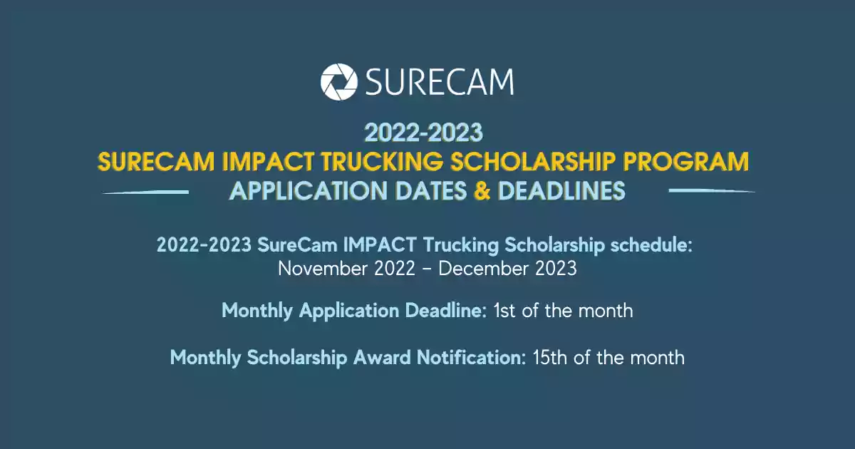 SureCam IMPACT Trucking Scholarship Program